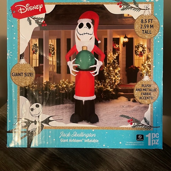 Disney | Holiday | Bnib Disney Jack Skellington Giant Airblown ...